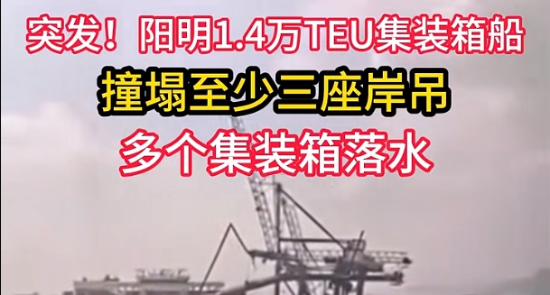 3月16日下午，阳明海运旗下一艘运力达14000TEU名为"YM Witness"的大型集装箱船在靠-国际物流圈