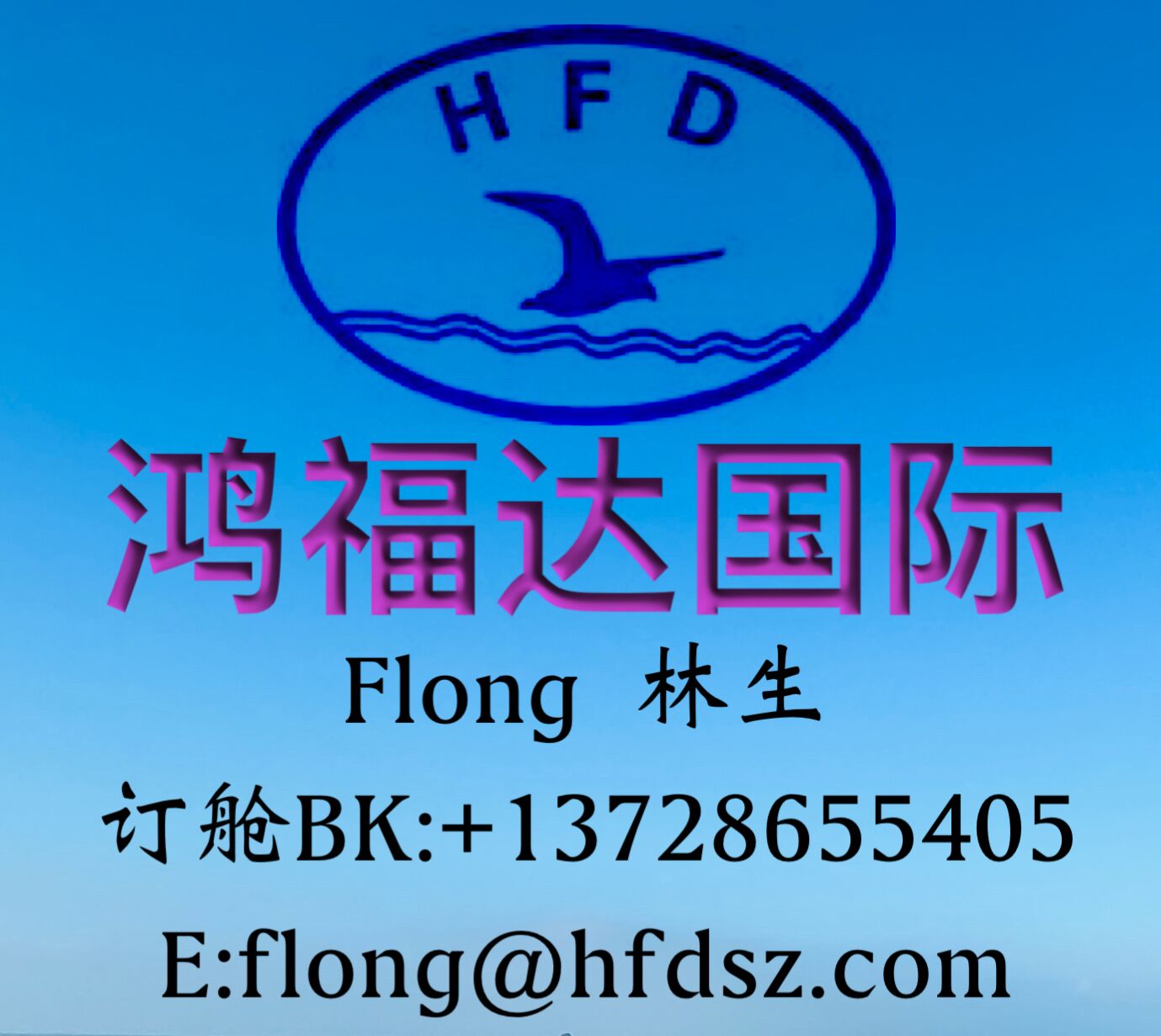 Flong-深圳市鸿福达国际货运代理有限公司-部门经理-主打非洲,东/西/南/中非基点-偏点-内陆点均有靓价:PIL/OOCL/MSC/CMA ...